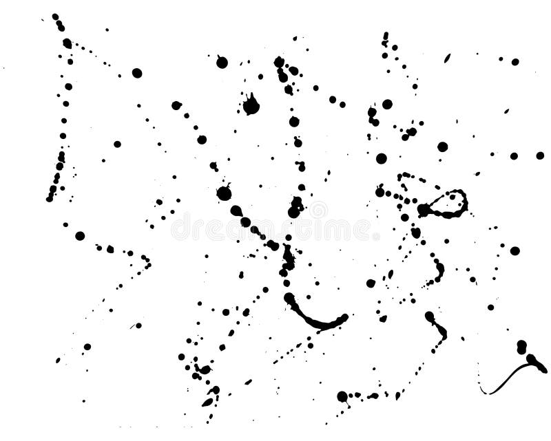 Overlay, Elements of Paint Ink Splatter. Vector Illustration Stock ...