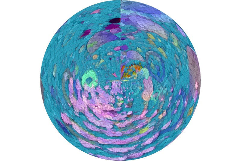 Overlay Filter Effect Grunge, Rough or Retro Circle or Sphere Type ...