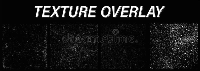 Overlay Noise Texture. Distressed Gradient Effect in Monochrome Style ...