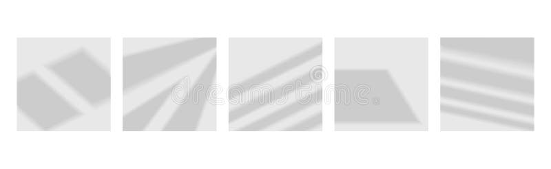 Overlay Shadow Effects and Light from the Window Vector Set. Stock ...