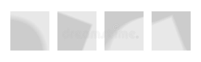 Overlay Shadow Effects and Light from the Window Vector Set. Stock ...