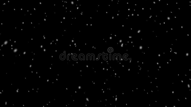 Snow Flakes Effect Overlay Background Stock Video - Video of black ...