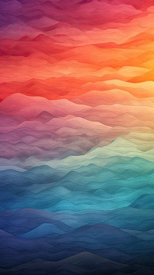 Horizontal Colored Layers with Overlay for Wallpaper Background Stock ...