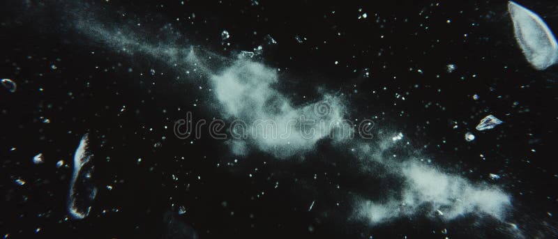 Overlay Texture of Broken Glass with Dust Creating Abstract Art on a ...