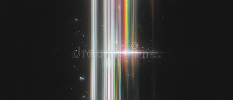 Overlay Texture of Distorted Dust with Glitching Light on a Black ...