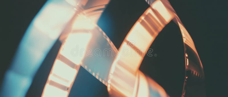 Overlay Texture of Film with Light Reflections in Dark Ambiance ...