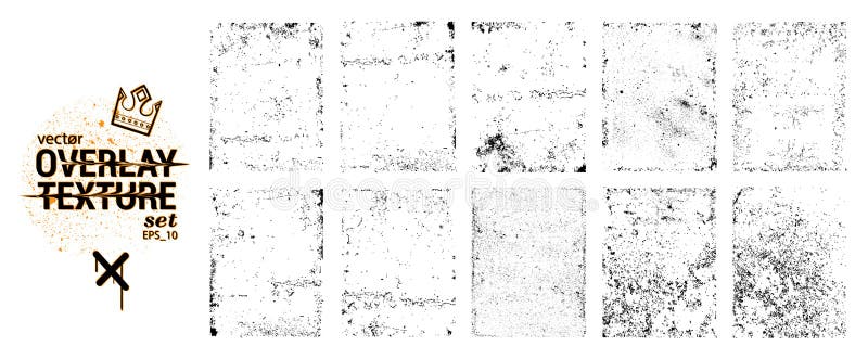 Stamp Overlay Collection for Backdrop. Urban Grunge Background Stock ...