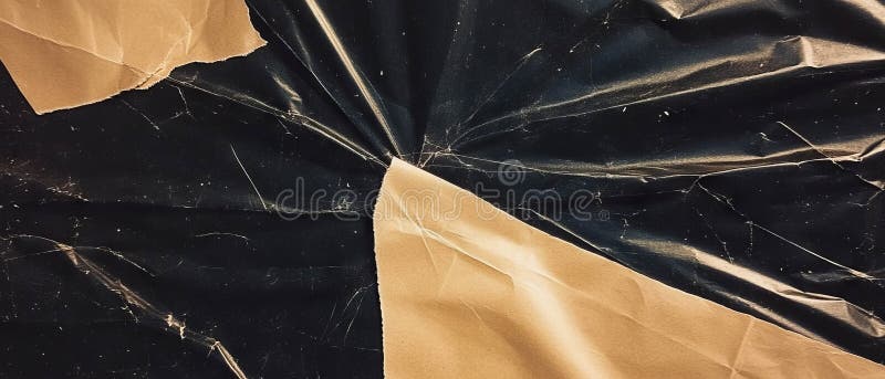 Overlay Texture of Kraft Paper on Black Background Creates a Rustic and ...