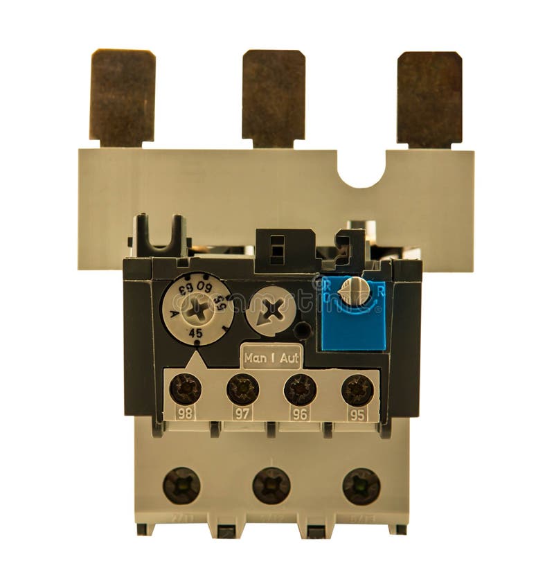 Overload protection relay stock photo. Image of electronic - 27336440