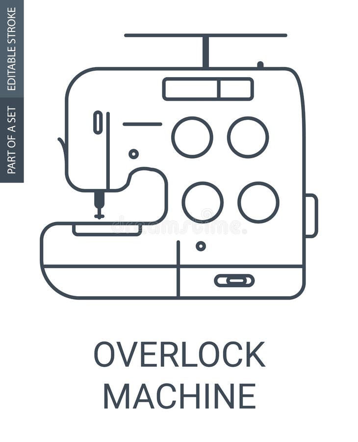 Overlock Machine Stock Illustrations – 318 Overlock Machine Stock ...