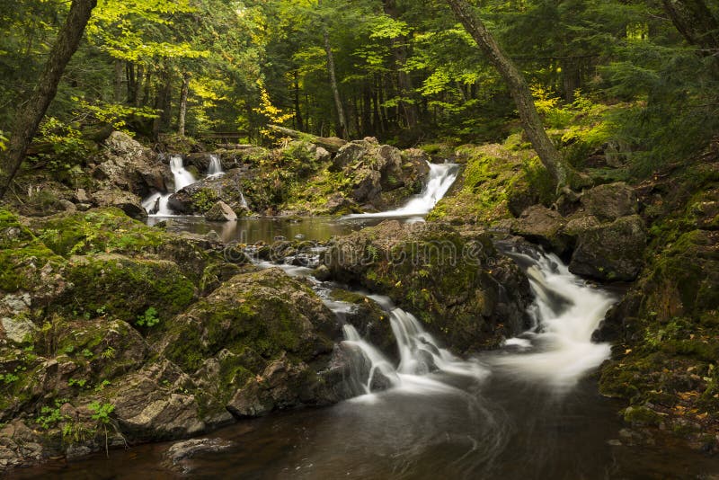 Overlook Falls stock photo. Image of water, flow, stone - 27099804