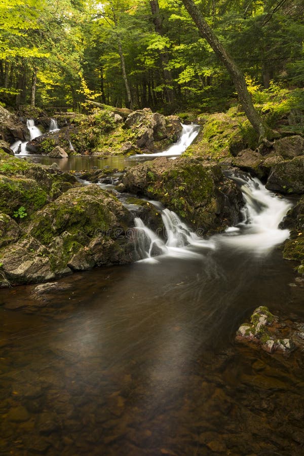 Overlook Falls stock image. Image of rocks, cascade, stream - 27099835
