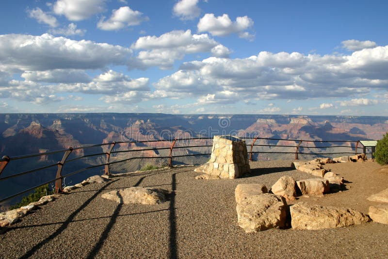 Overlook-Grand Canyon South Rim Stock Photo - Image of south, gorge ...