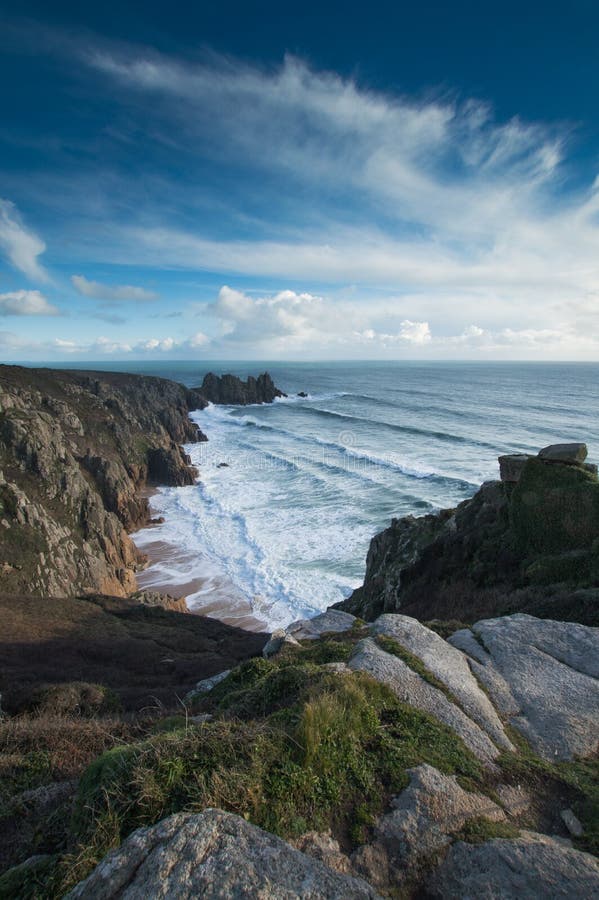 Overlooking Bay St Just Cornwall Stock Photos - Free & Royalty-Free ...