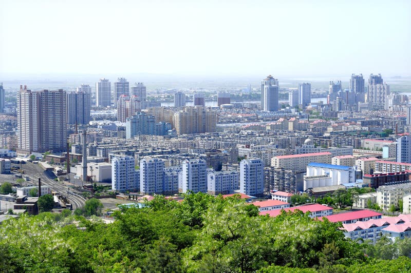 Overlooking the city stock image. Image of community, city - 9904451
