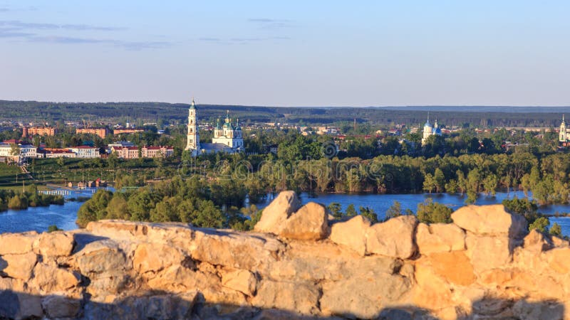 The Hill in the Town of Elabuga Stock Image - Image of town, travelling ...