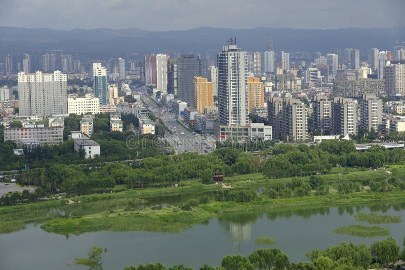 Overlooking city view stock image. Image of outdoors - 20787737