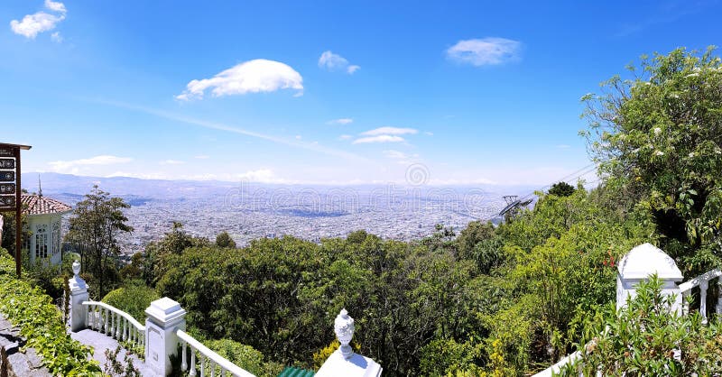 Overlooking the Colombian Landscape Stock Image - Image of point ...