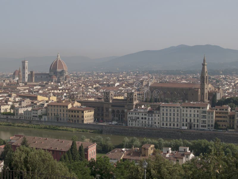 Overlooking Florence stock image. Image of overlooking - 32244603