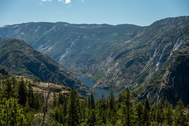 Overlooking Hetch Hetchy from the Trail Out of Pate Valley Stock Image ...