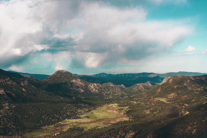 Overlooking the Mountains stock photo. Image of overlook - 94945014