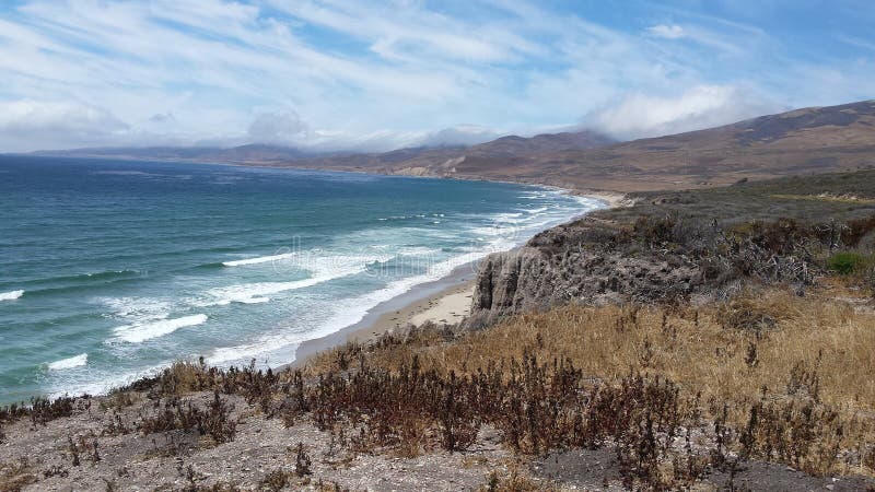 Overlooking the ocean. stock photo. Image of jalama, overlooking - 89106072