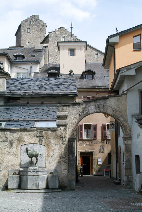 The Old Church in Sion stock photo. Image of aged, sion - 27036682