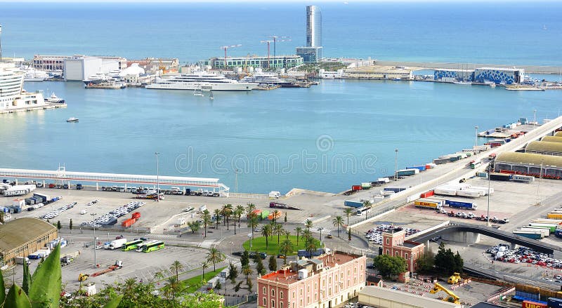 Overlooking the port stock image. Image of piers, maritime - 60773471