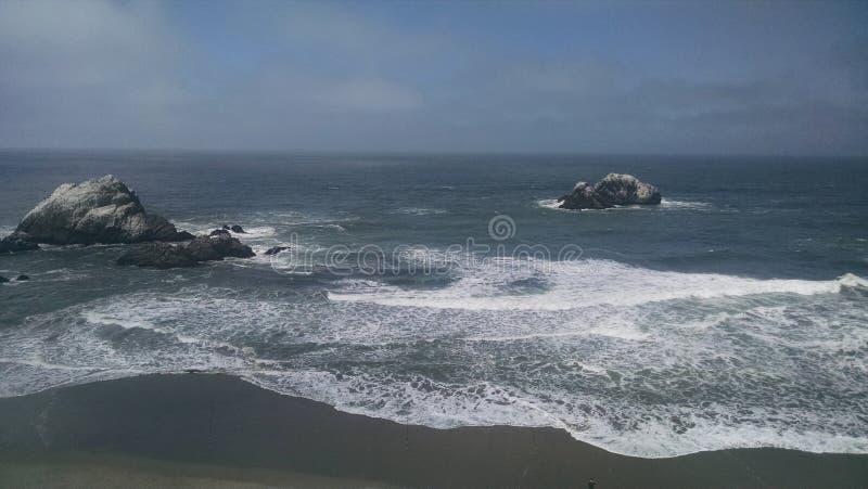 Overlooking the Water stock image. Image of ocean, coast - 79274881