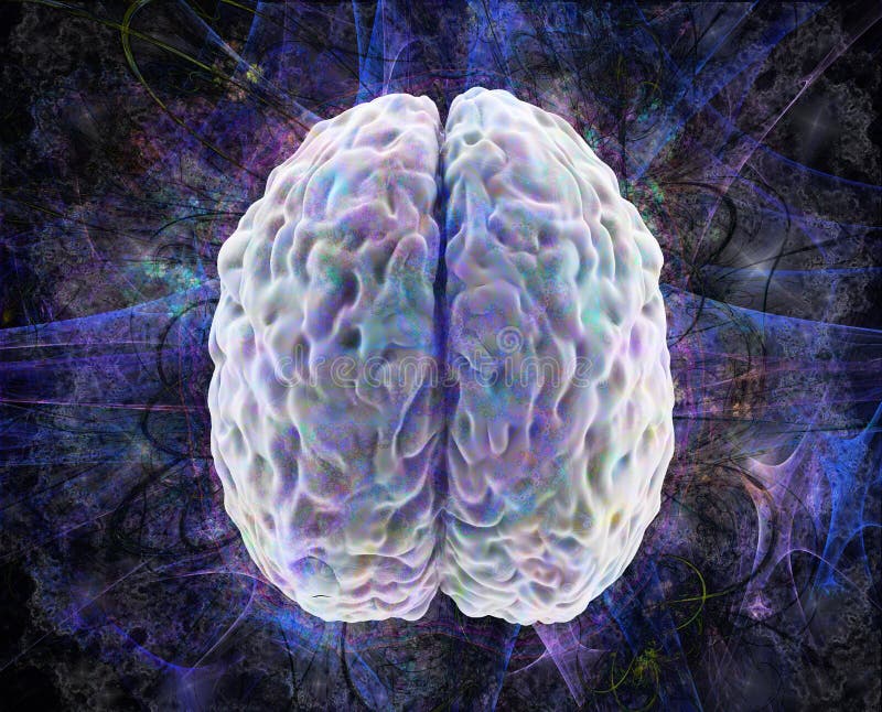 Overmind, Brain Activity, Human Brain Stock Illustration - Illustration ...