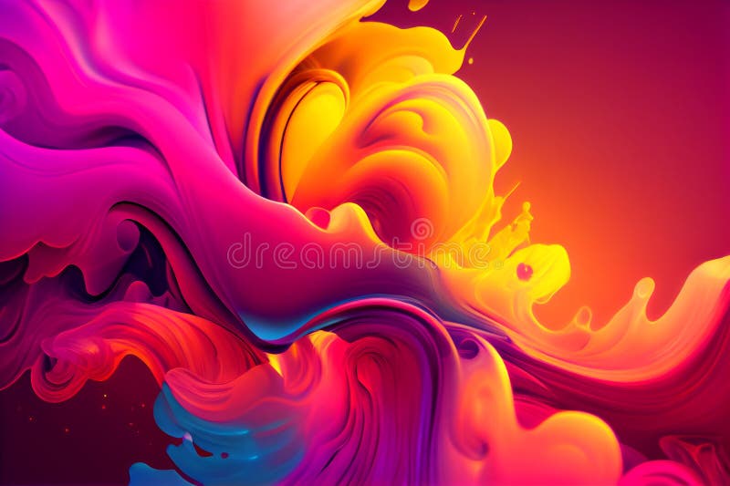 Overmixing and Blending Colors. Trendcolors Background Stock ...