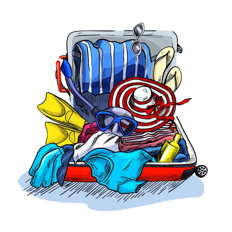 Messy Backpack Clipart