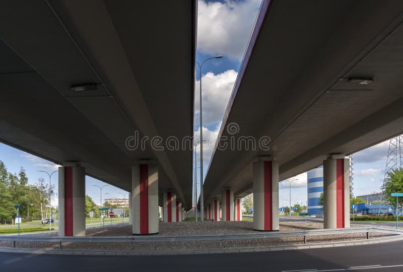 Modern Urban Architecture . Underground Pedestrian Crossing Stock Photo ...