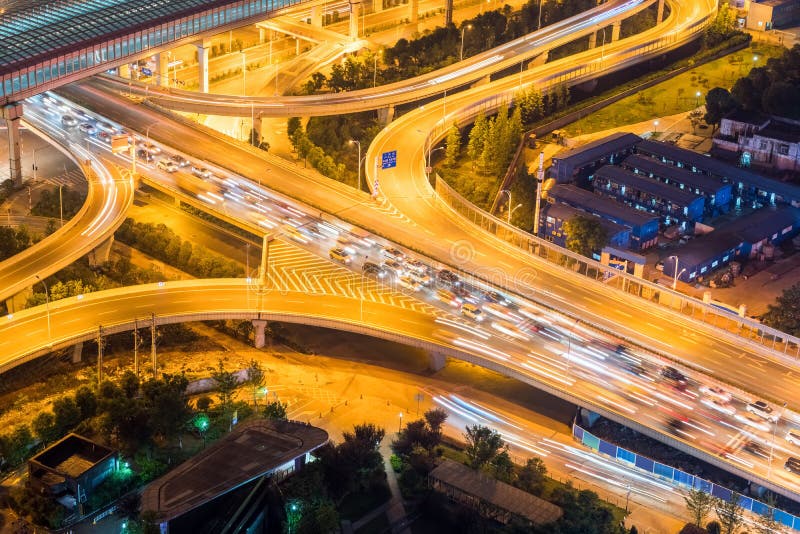 Overpass closeup at night stock image. Image of infrastructure - 92757377