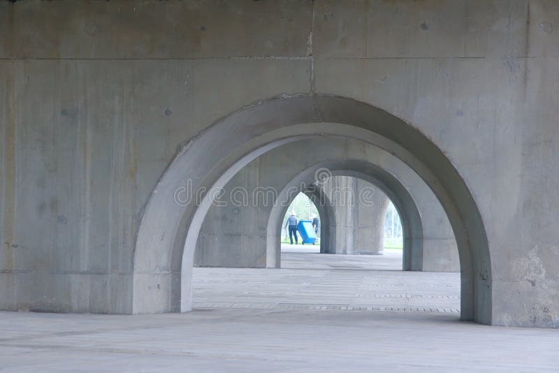 Overpass pier stock photo. Image of concrete, arch, architecture - 26220338