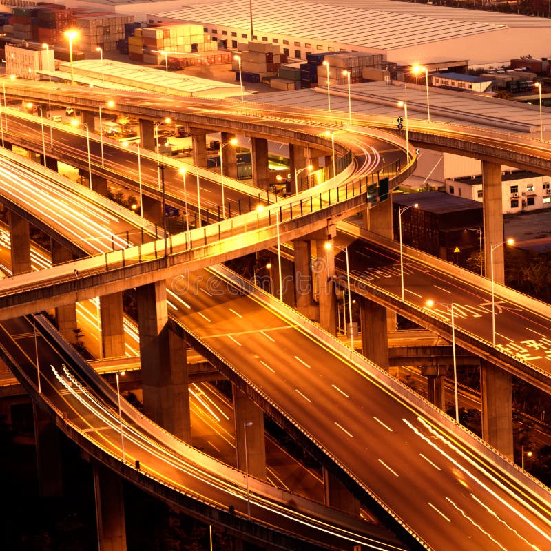 Overpass and pier stock photo. Image of blue, energy - 31991700