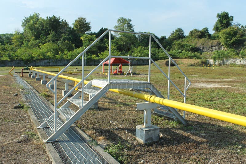 Overpass pipe installation stock photo. Image of hydroelectric - 63826132
