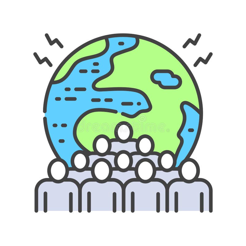 Overpopulation Concept Stock Illustrations – 211 Overpopulation Concept ...