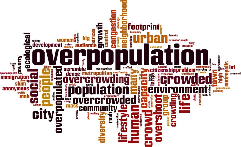 Overpopulation stock illustration. Illustration of overcrowding - 23480289