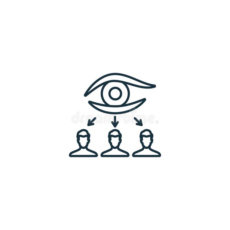 Overseeing Icon Monochrome Simple Sign From Operation Management