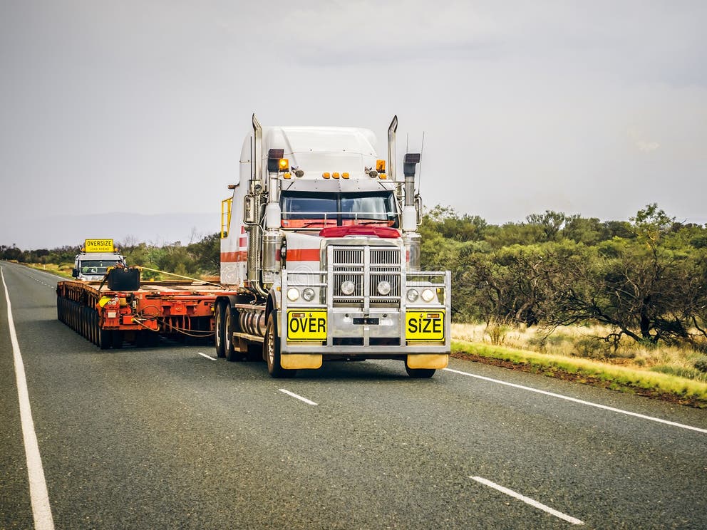 Oversize Load Ahead Australia Stock Photos - Free & Royalty-Free Stock ...