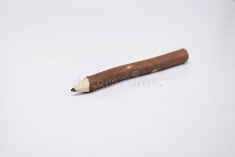 Oversized wooden pencil stock image. Image of white - 107590365