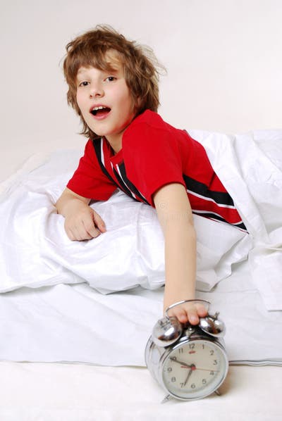 Oversleep stock image. Image of people, caucasian, clock - 14287717