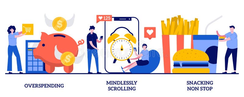 Addictive Scrolling Stock Illustrations – 32 Addictive Scrolling Stock ...