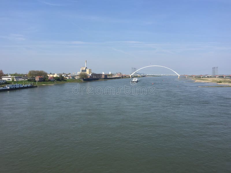 The oversteek bridge stock photo. Image of gelderland - 73859038