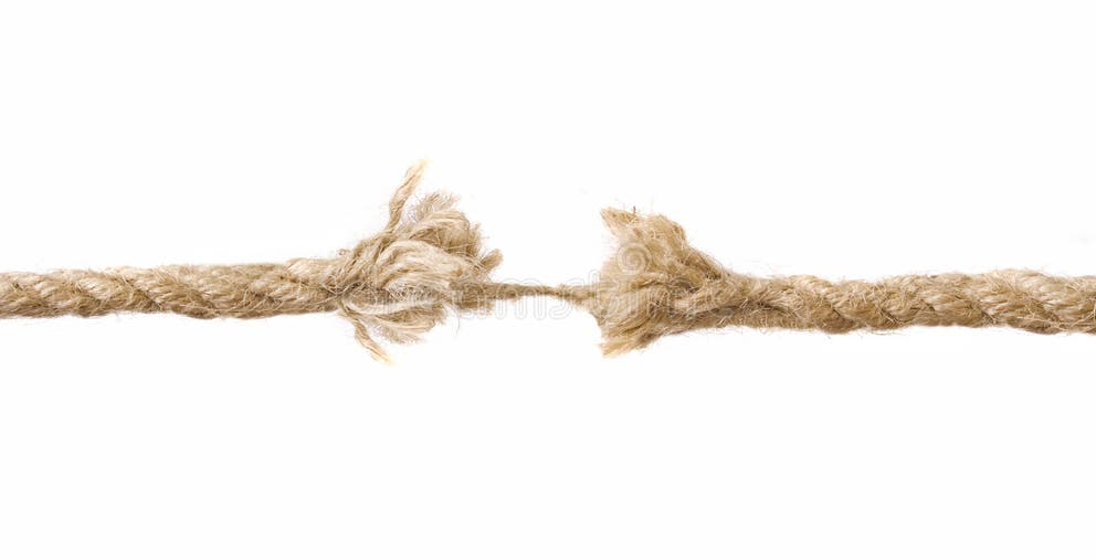 Overstrain rope stock photo. Image of solution, stress - 5387118