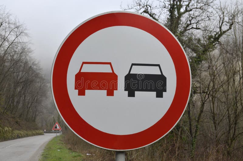 Overtaking stock image. Image of caution, traffic, transport - 52164371