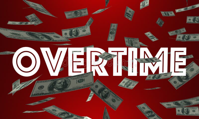 Overtime Working Extra Added Hours Clock Words Stock Illustration ... Overtime Working Extra Added Hours Clock Words Stock Illustration ...