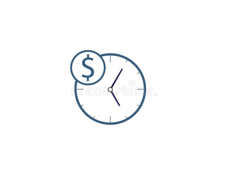 Overtime, Money, Working Icon. Vector Illustration. Stock Vector ...
