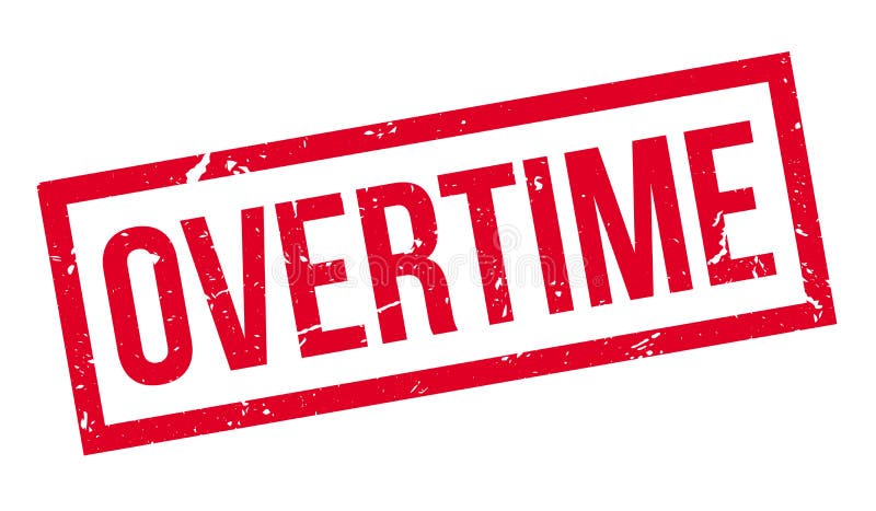 Overtime rubber stamp stock illustration. Illustration of header - 83186268